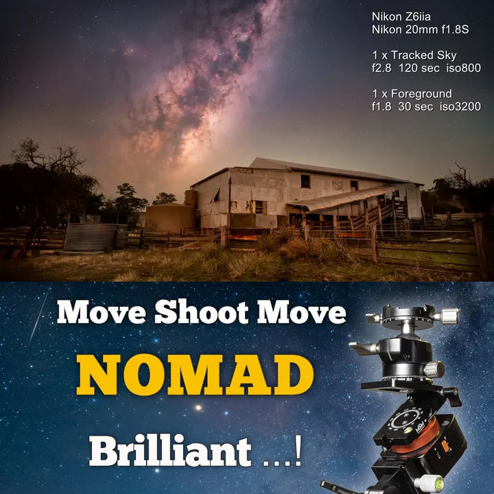 Nomad Grab and Go Star Tracker | Dark Clear Skies