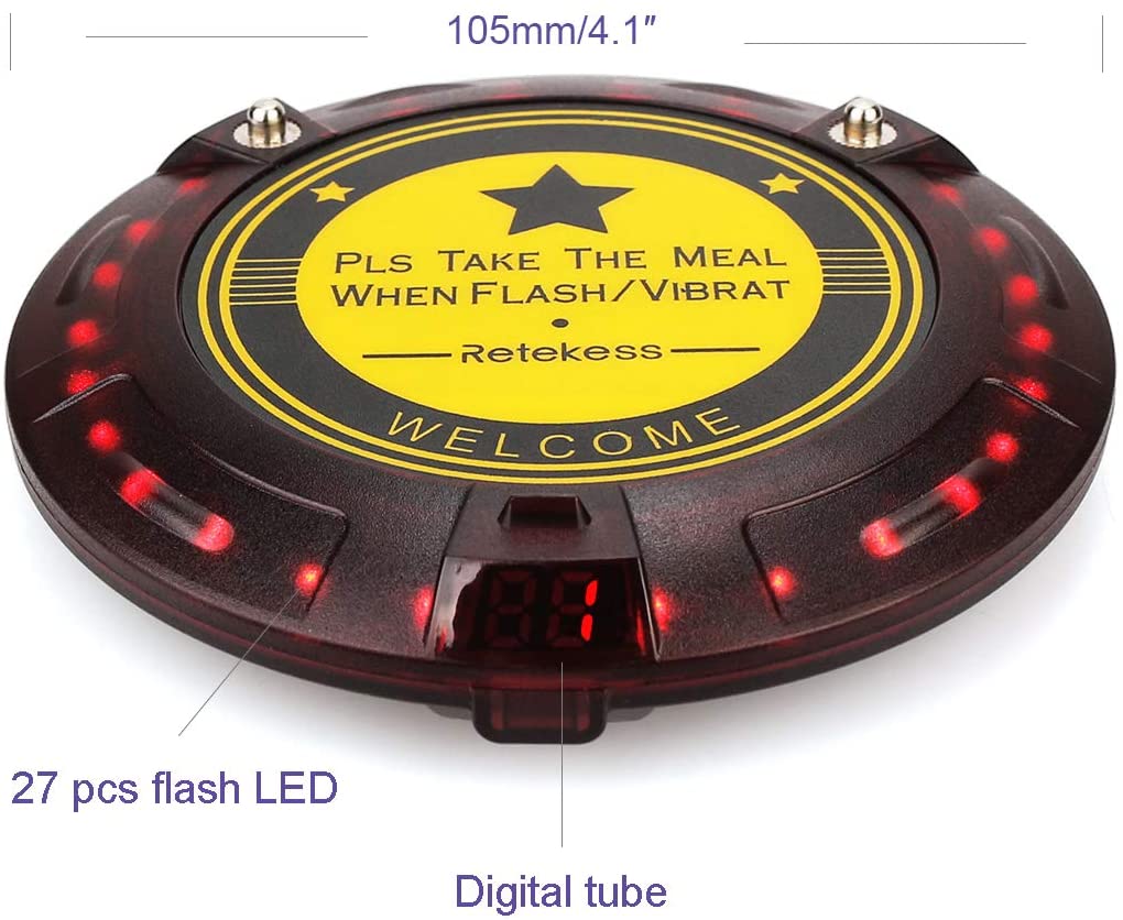 Retekess TD103 Restaurant Pager System. - Dark Clear Skies for all your ...