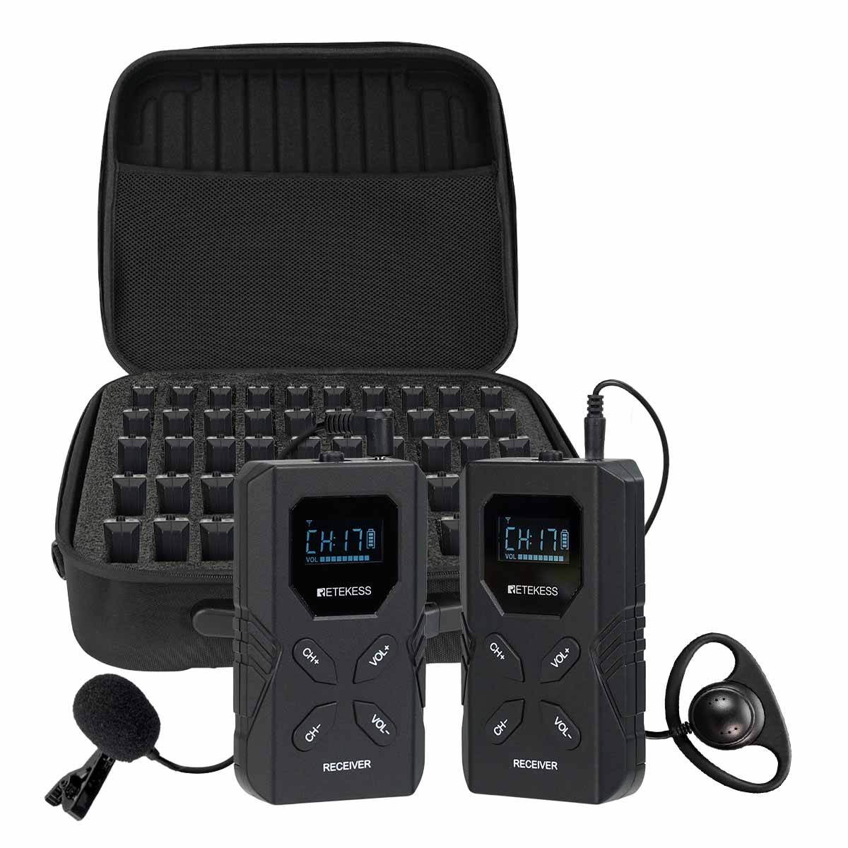 Retekess Retekess TT117 TT118 Interpretation Headsets | Dark Cle…