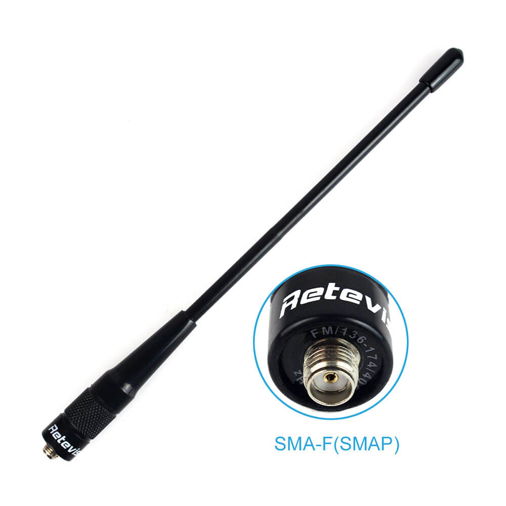Retevis High Gain Antenna RHD-701 SMA-Female Dual Band | Dark Clear Skies