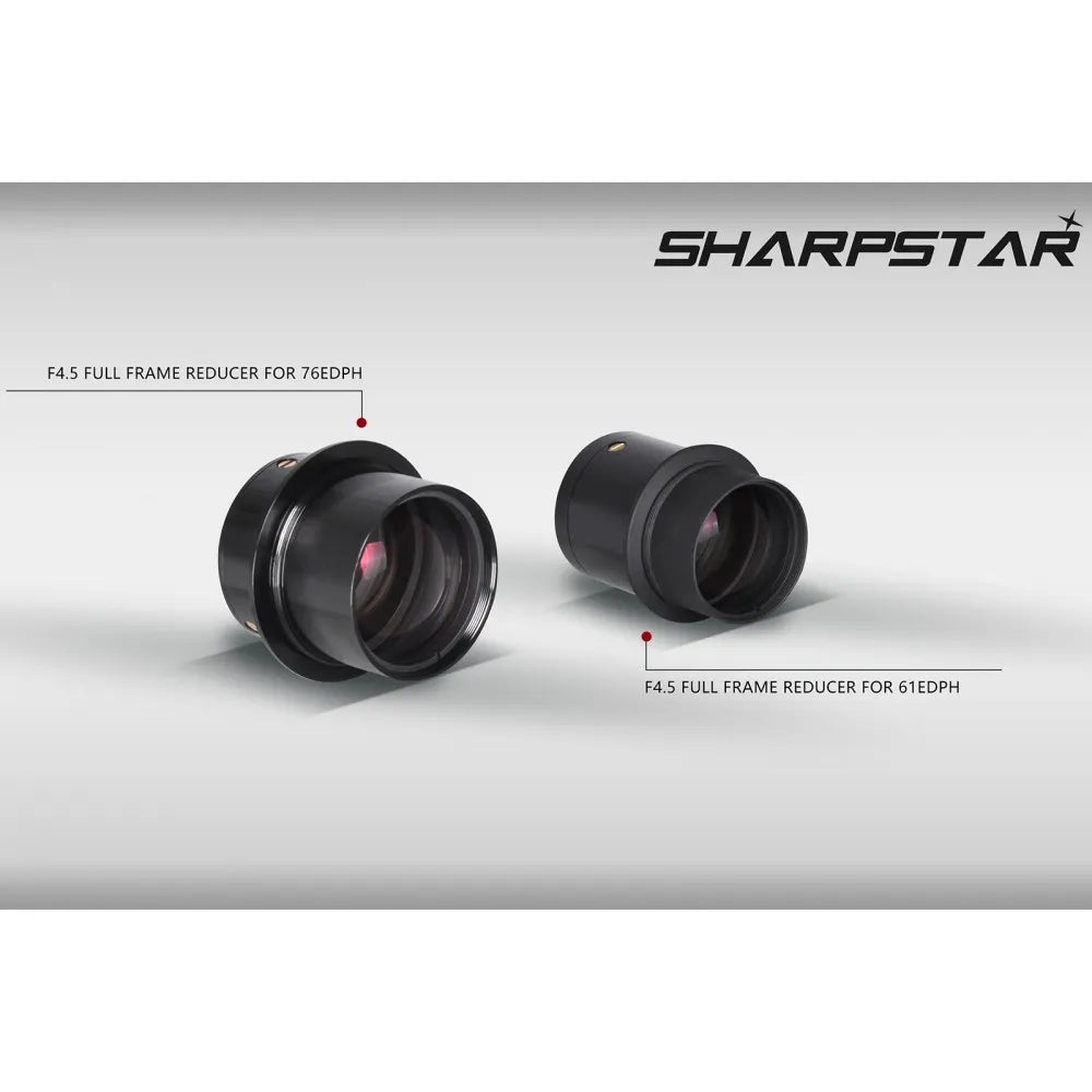 Sharpstar 2.5" 0.8x Reducer and Flattener | Dark Clear Skies