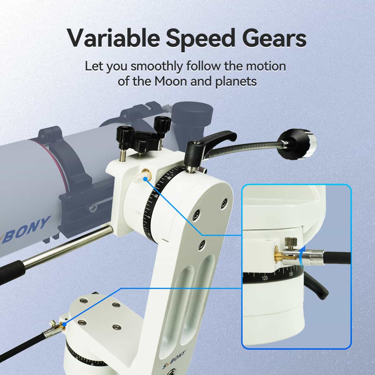 SVBONY SV225 Adjustable Alt-Az Telescope Mount