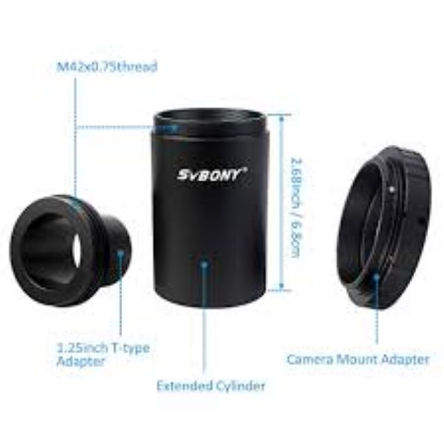 Svbony CA1 Extension Tube M42 Thread T Adapter | Dark Clear Skies UK