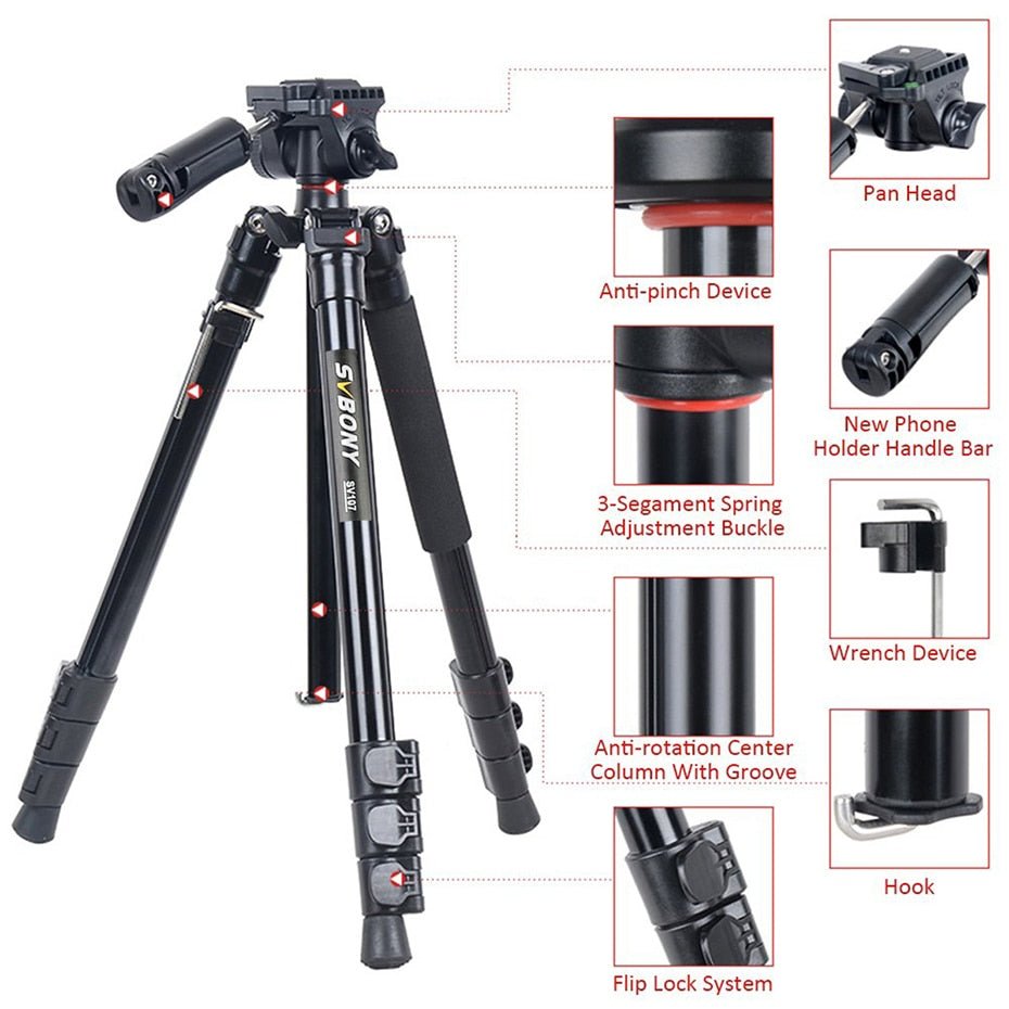 SVBONY Telescope Aluminum Travel Portable Stand Tripod. | Dark Clear Skies