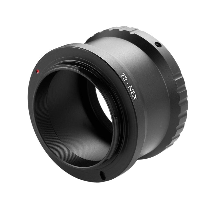 Aluminum Alloy T2-NEX Adapter for Sony NEX E-Mount Cameras | Dark Clear ...