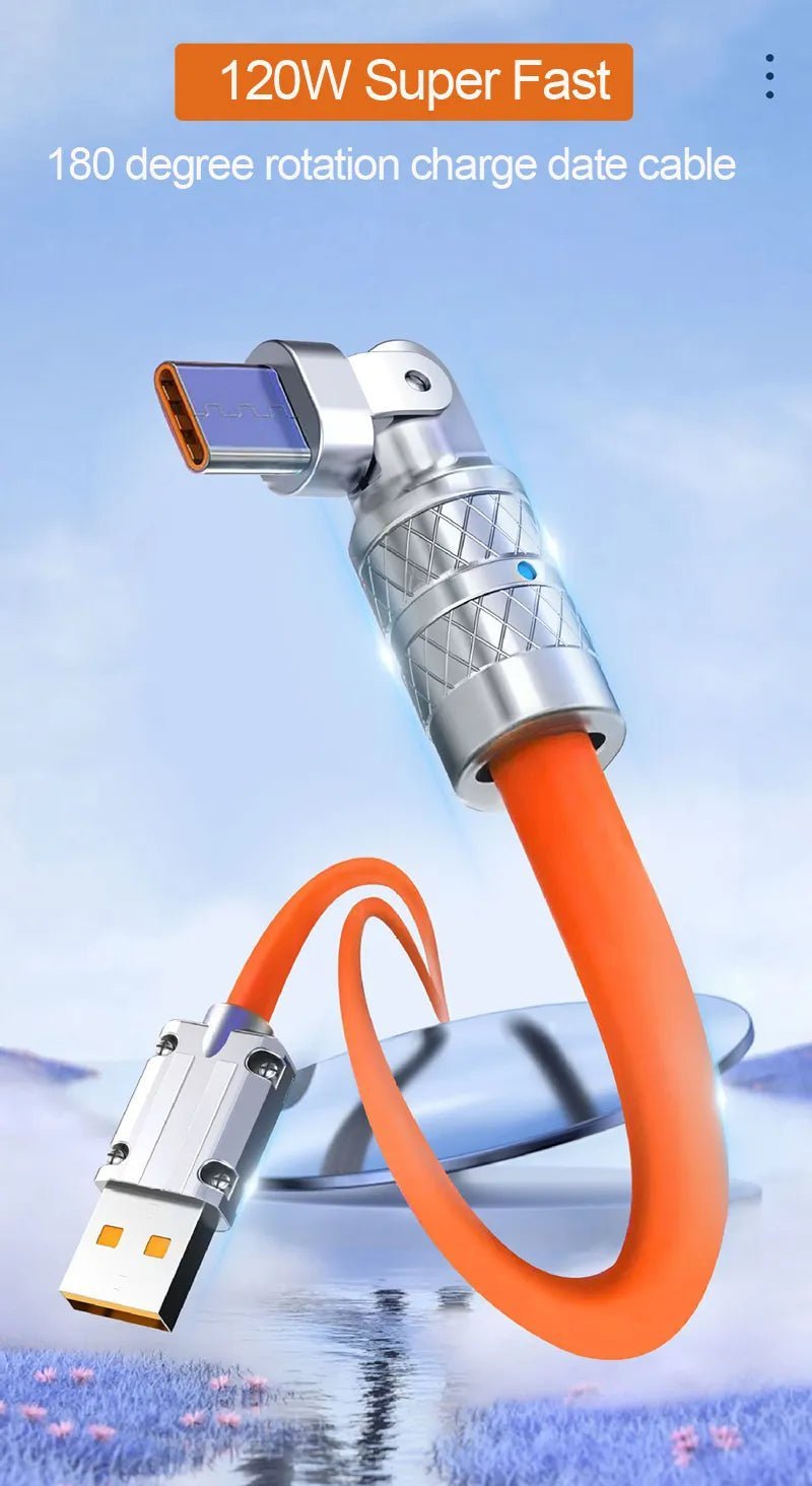 Type C Fast Charging Cable - Dark Clear Skies for all your needs