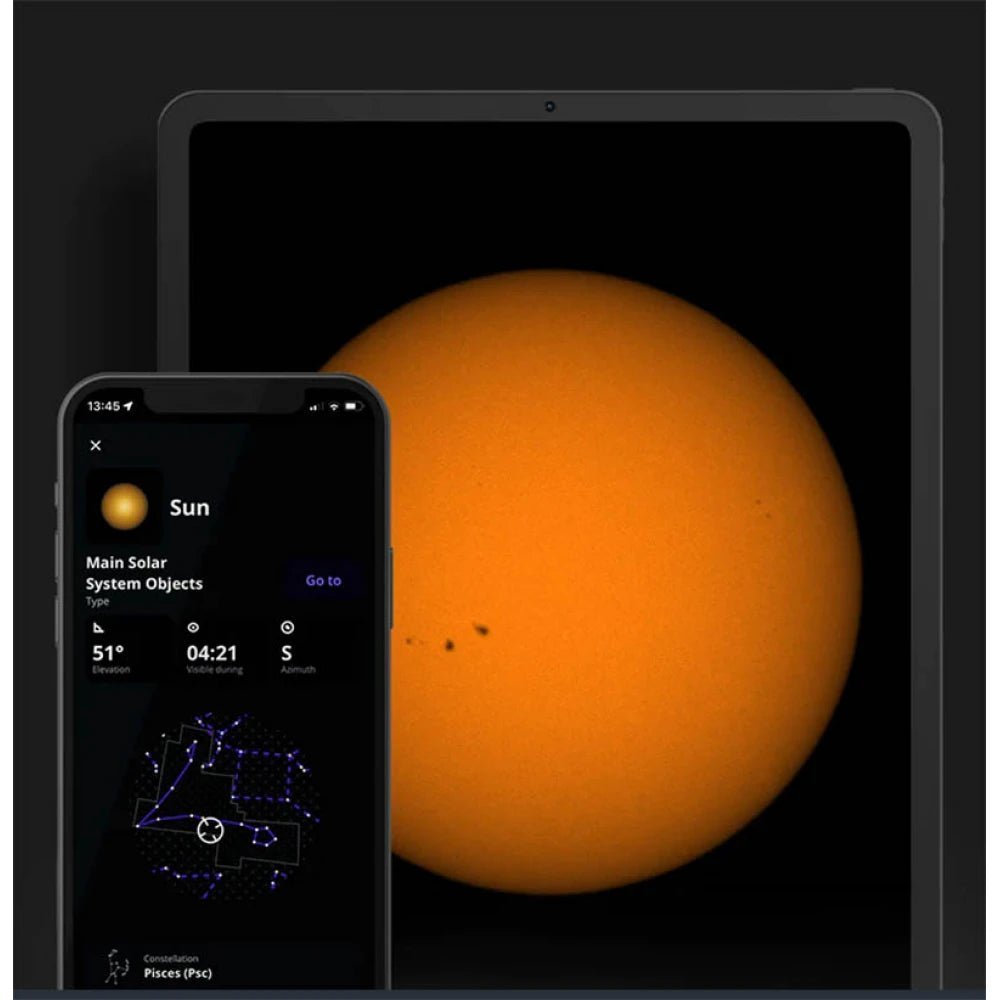 Unistellar Smart Solar Filter | Dark Clear Skies
